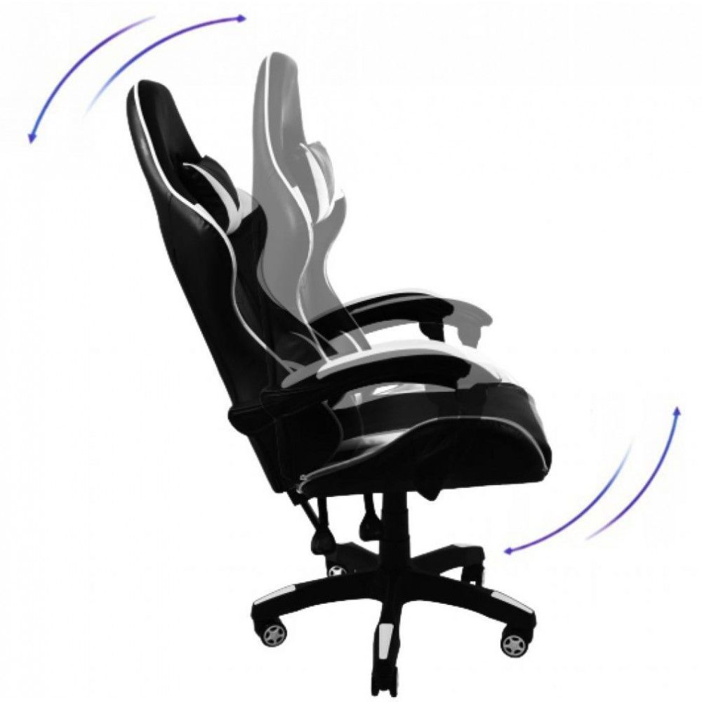 Ігрове крісло Bonro B-810 біле (42300050) Bonro Ігрові крісла 3 080 грн
